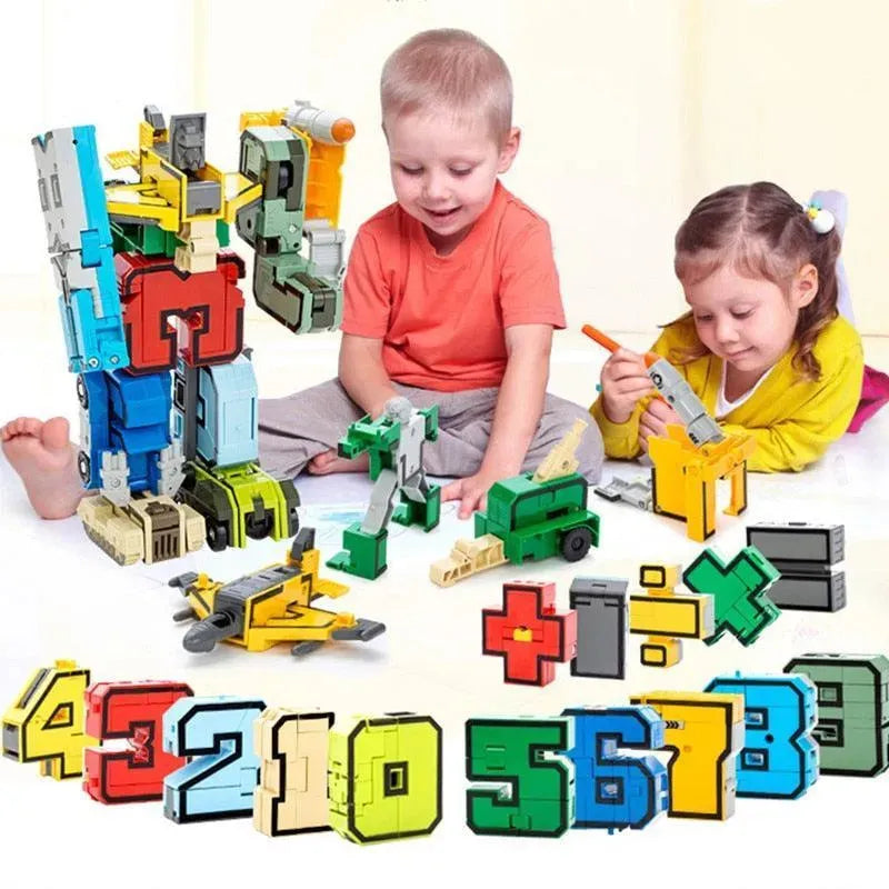 Transformers - Números em Ação | Aprendizado Divertido